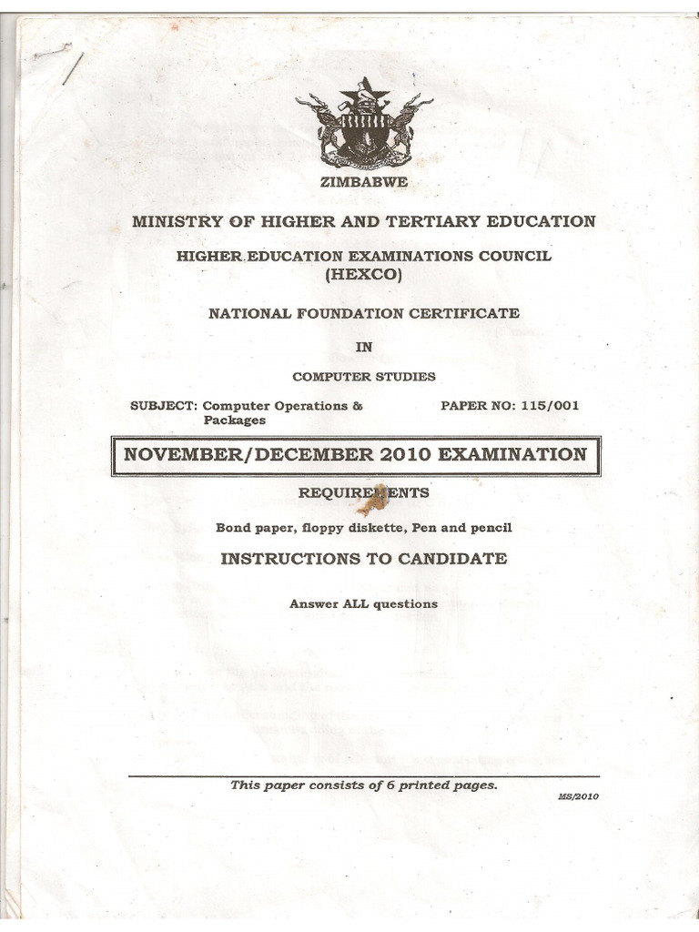 Hexco Cop 2010 | PDF