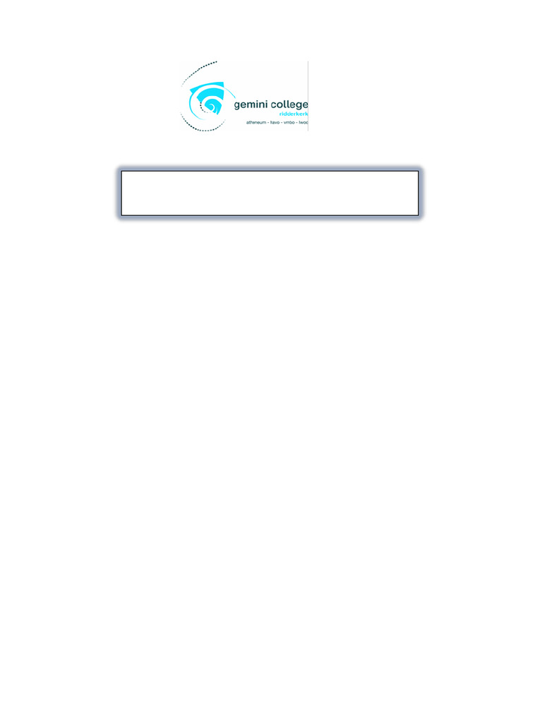 PWS Boekje 2024-2025 | PDF