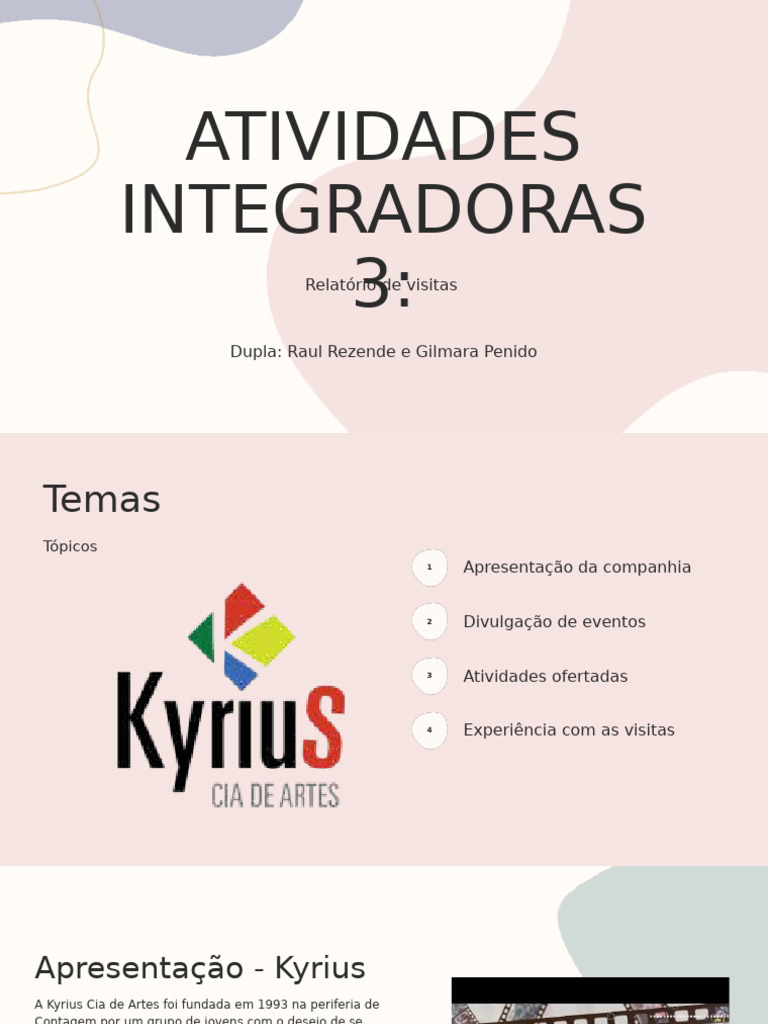 Atividades Integradoras 3 | PDF