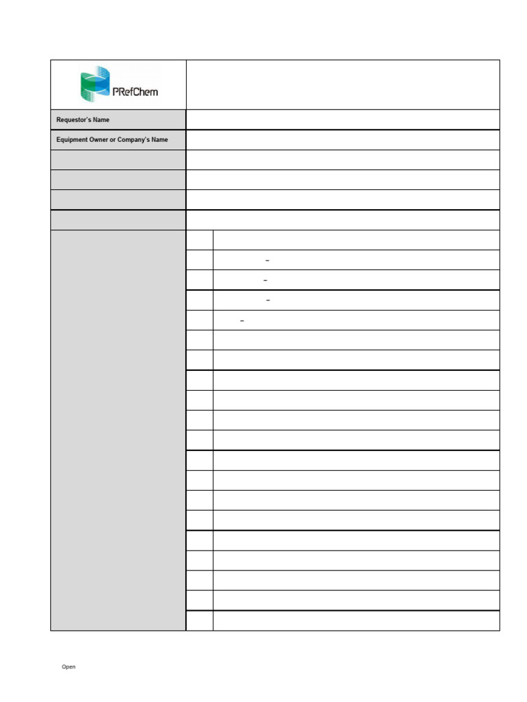 PCOF Inspection Request Form 2100-Npit | PDF