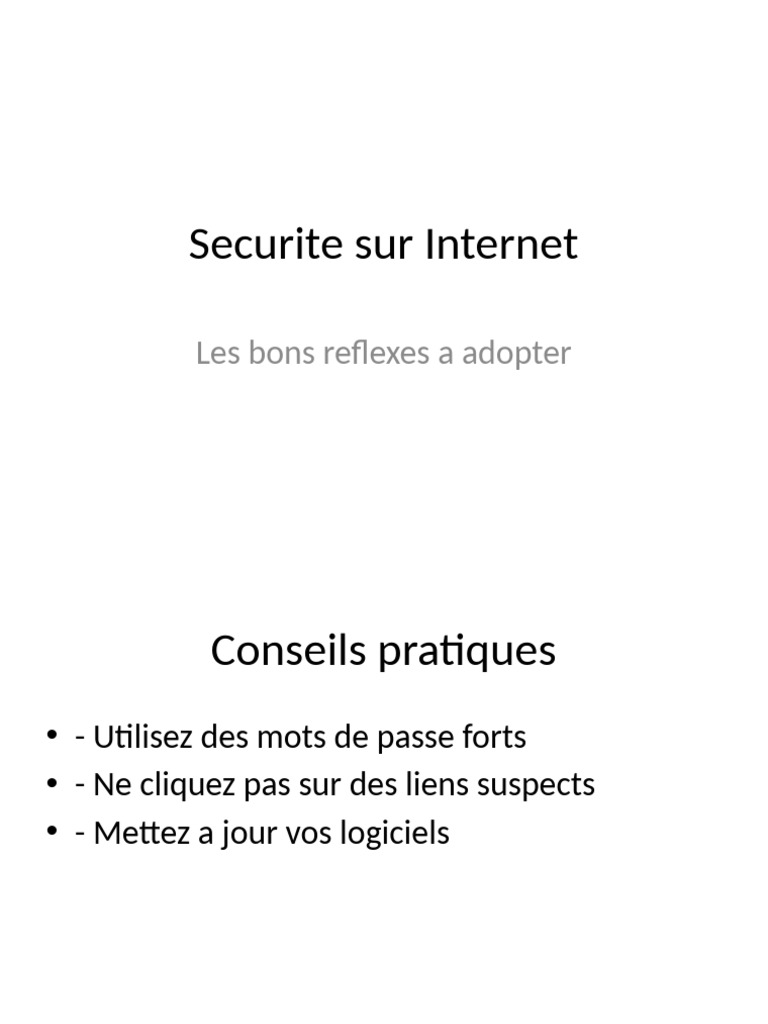 Securite Internet | PDF