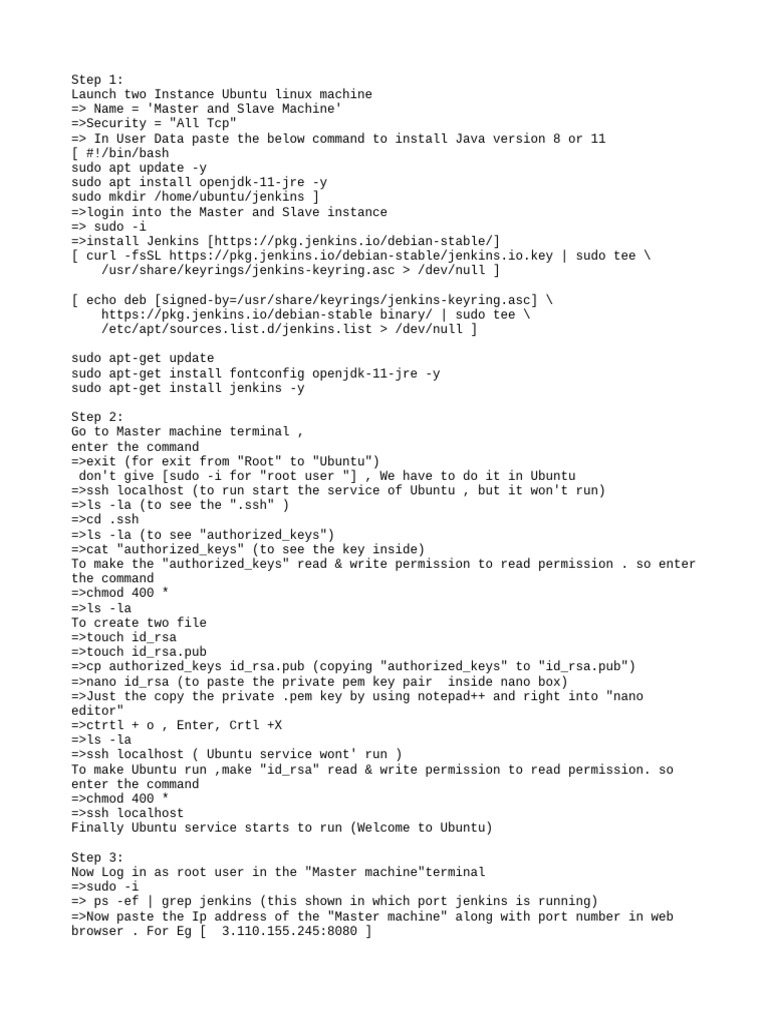 Jenkins Advance | PDF | Sudo | Software