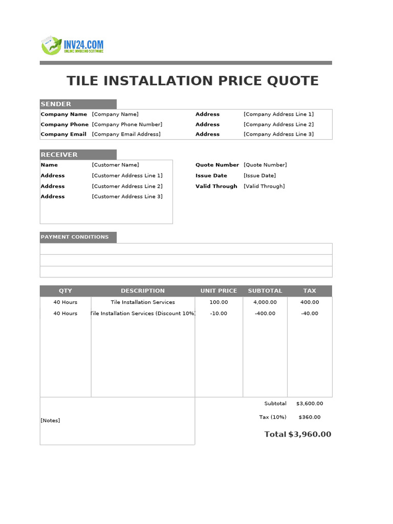 tile_installation_quote_template | PDF