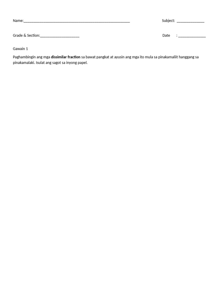 Assignment Page Blank | PDF