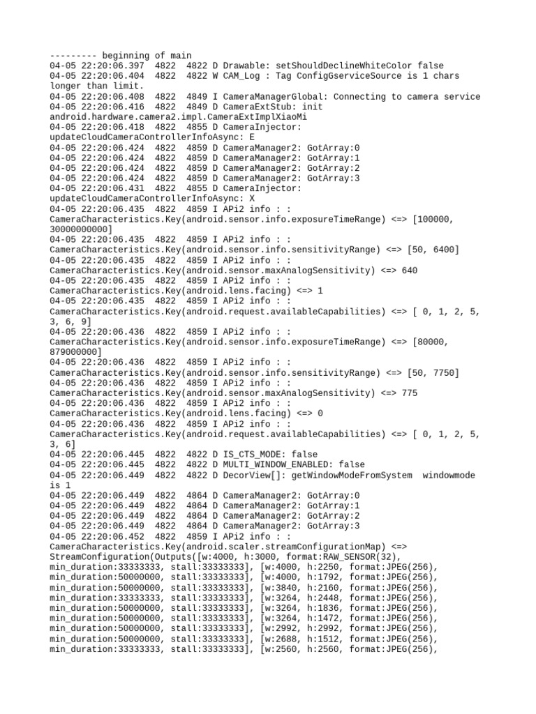 Log Cat 1743866406352 | PDF | Software Engineering | Software
