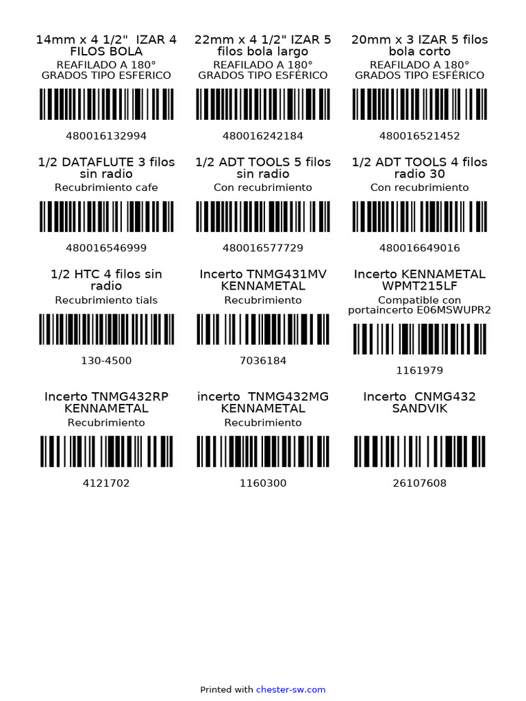 Labels on A4 sheet_242025_000139_ING Carlos DF | PDF