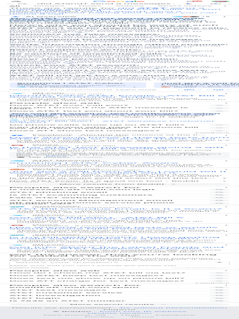 Did ATandT Send A Messages About Paying Your Bills So You Can Recive A Call - Google Search ...