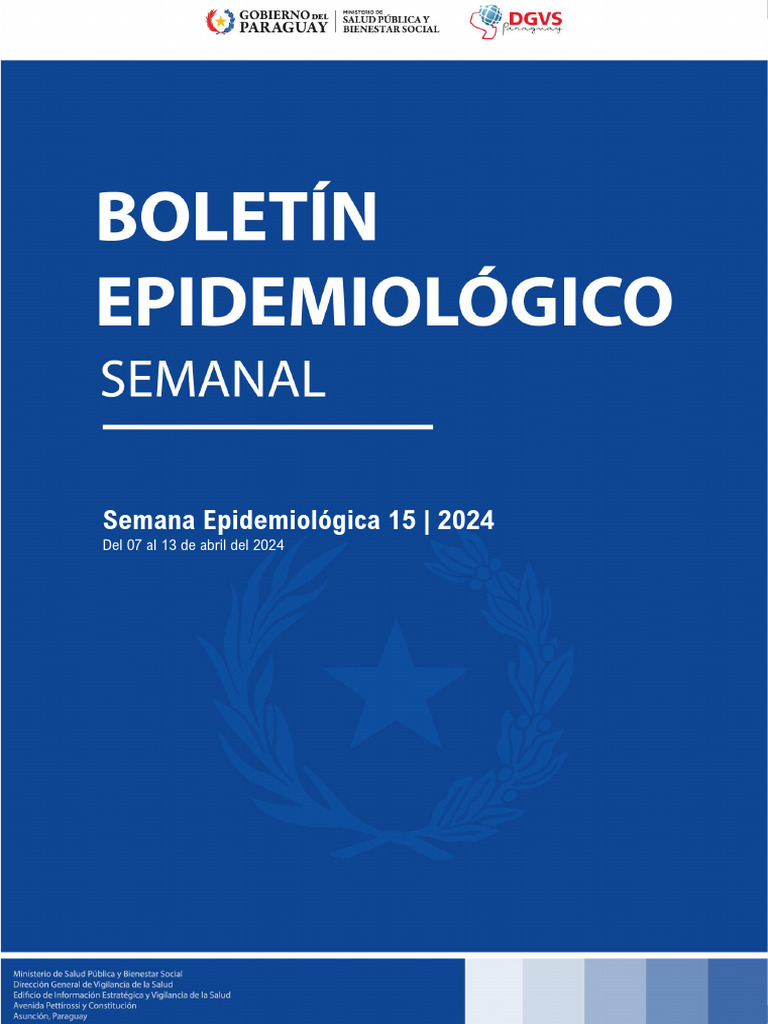 SE 15 Boletin Epidemiologico Semanal DGVS | PDF | Influenza | Especialidades Medicas