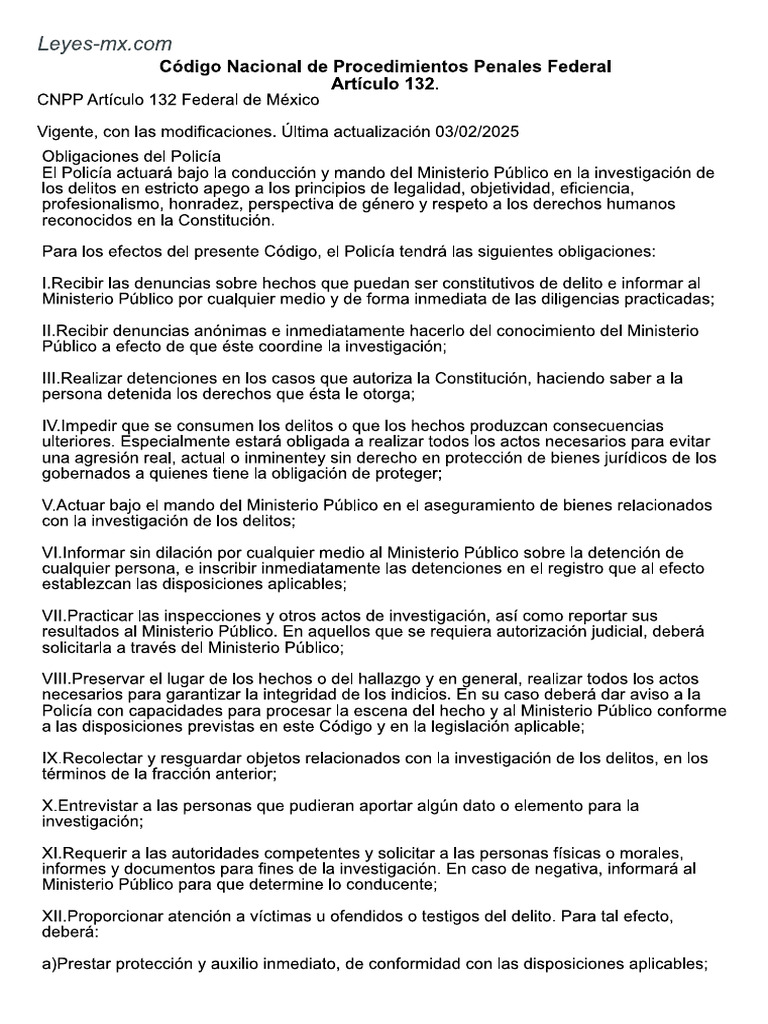 Articulo 132 | PDF