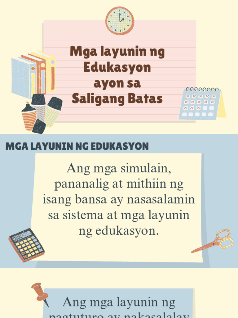 Mga-layunin-ng-Edukasyon-Ayon-sa-Saligang-Batas | PDF