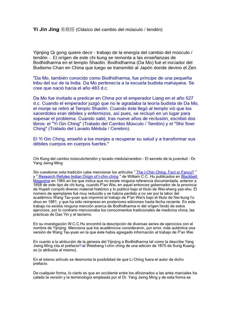 Yi Jin Jing 3 PDF Free | PDF | Monasterio Shaolin | zen