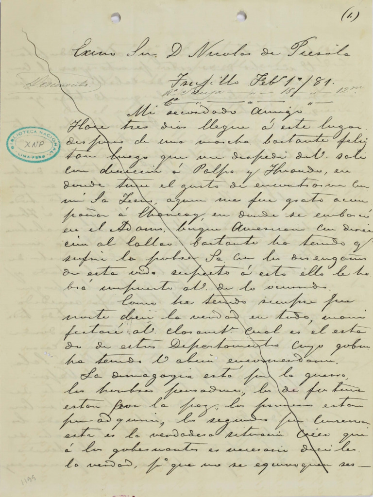 Lizardo Montero 1880 | PDF