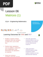 Mathcad Basics for Students | PDF | Matrix (Mathematics) | System Of Linear Equations