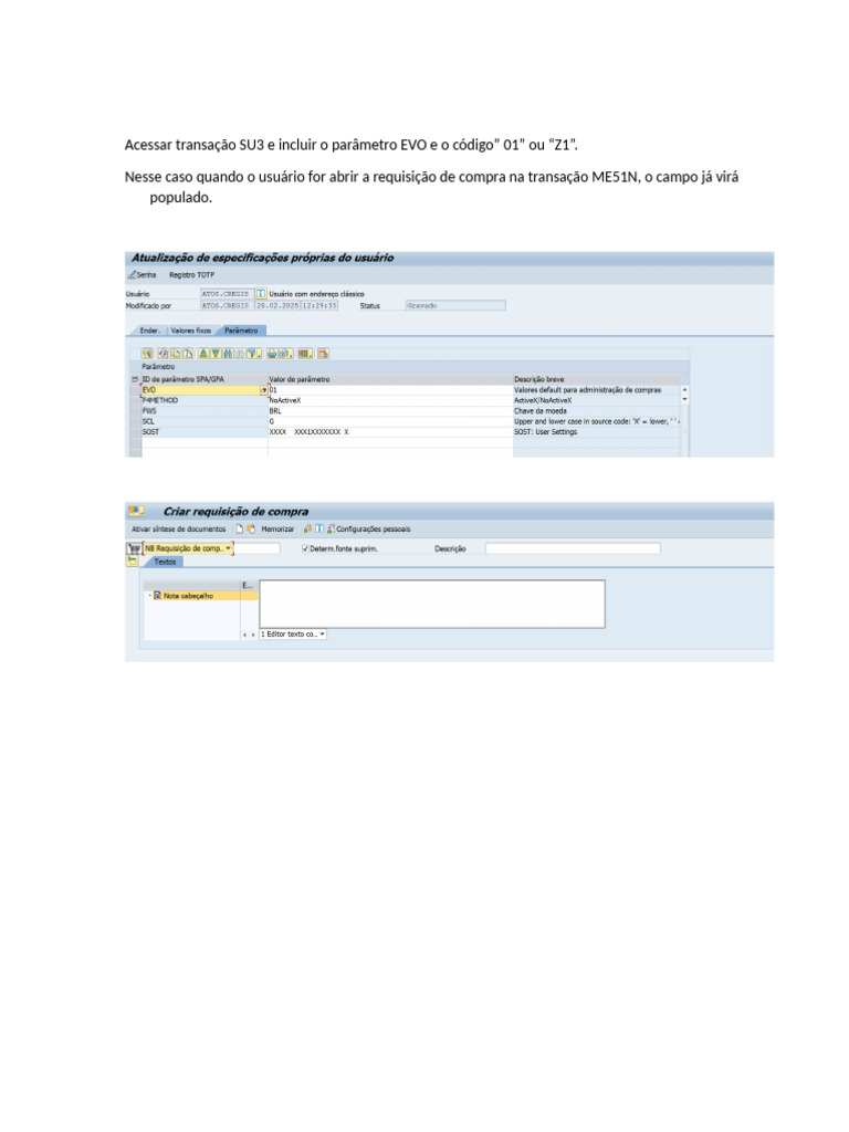 Configuração para o Campo Determ Fonte Suprimento Ficar Flegado No SAP ...