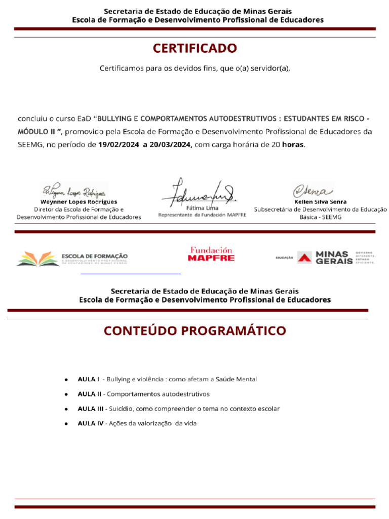 Certificado_ERCA | PDF