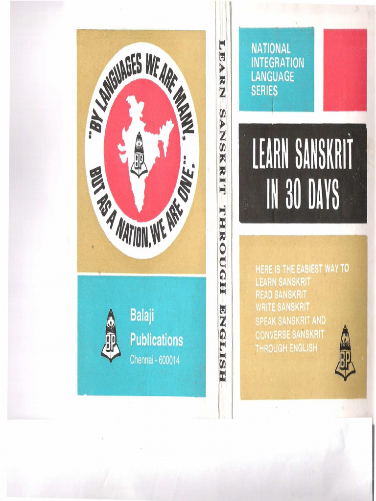 Learn Sanskrit in 30 Days | PDF