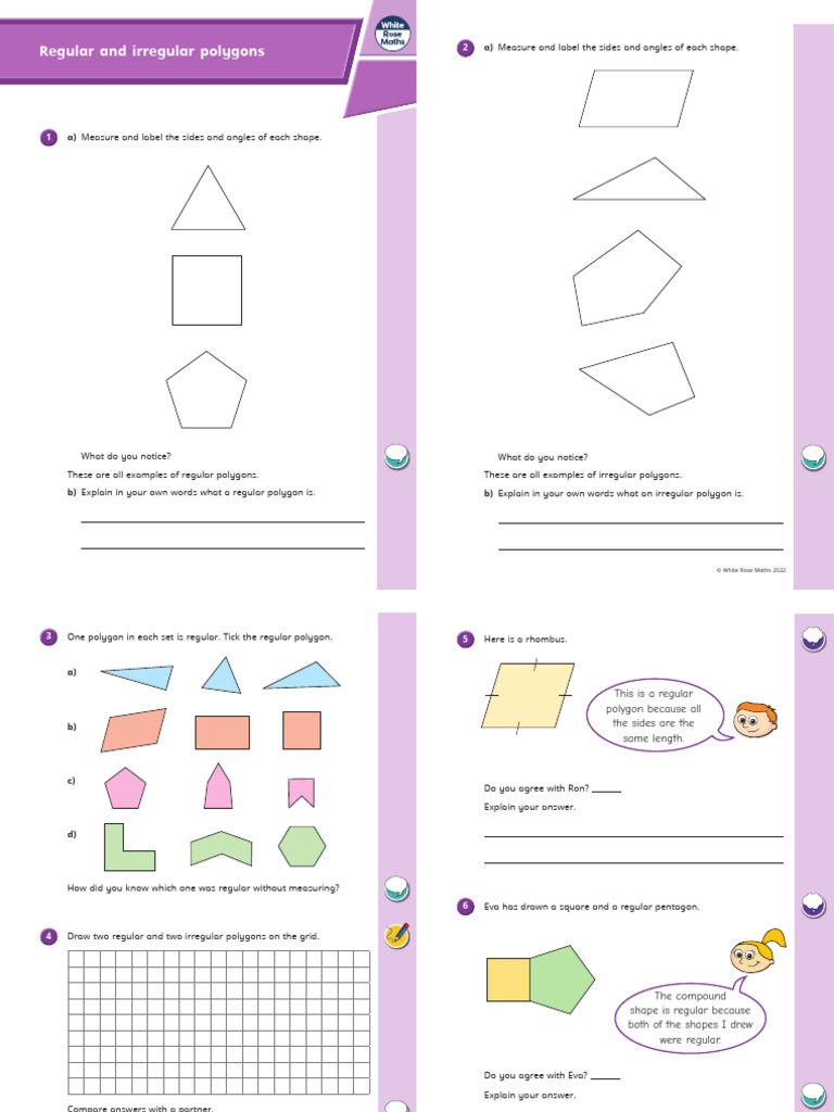 Understanding Regular and Irregular Polygons | PDF | Polygon | Shape