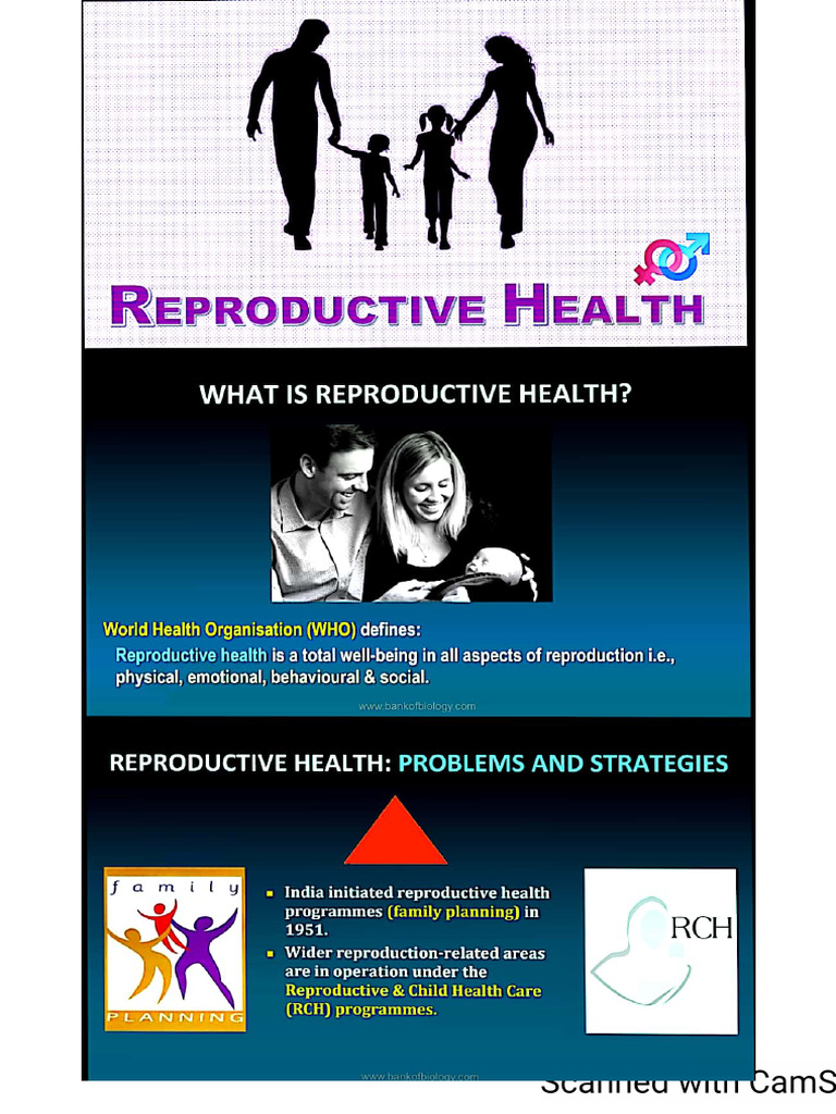 Ch. 3. Reproductive Health PPT | PDF