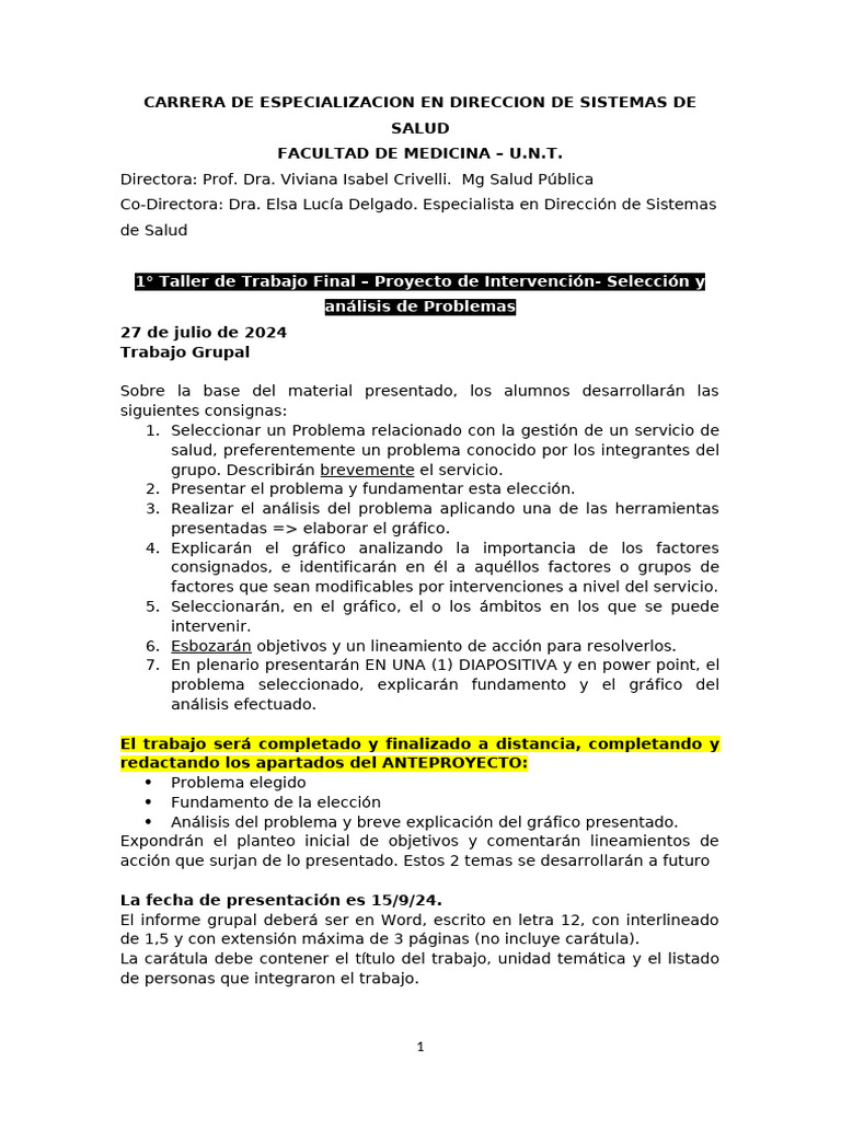 5. Taller - Análisis de Problemas (3) | PDF