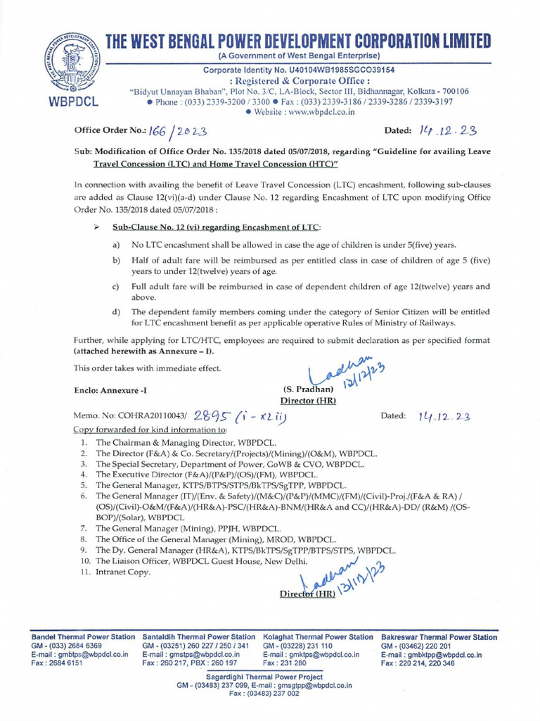LTC Declaration | PDF