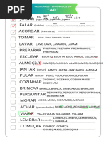 VERBOS EM LIBRAS 118 FICHAS GLOSSARIO 5 65fdrc | PDF | Aprendizado