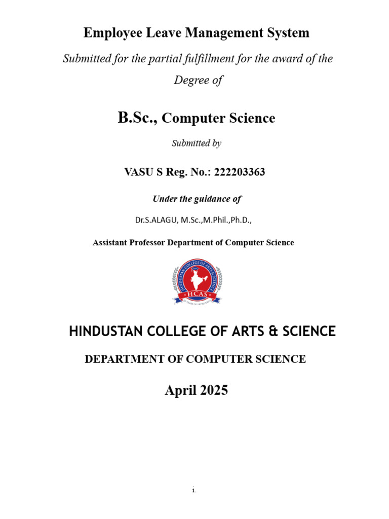 Employee Leave Management System Using PHP | PDF | Use Case ...