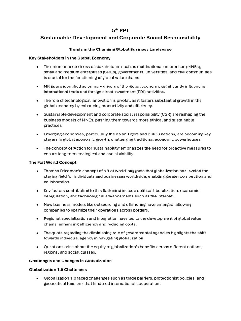 DB - 5th | PDF | Corporate Social Responsibility | Sustainability