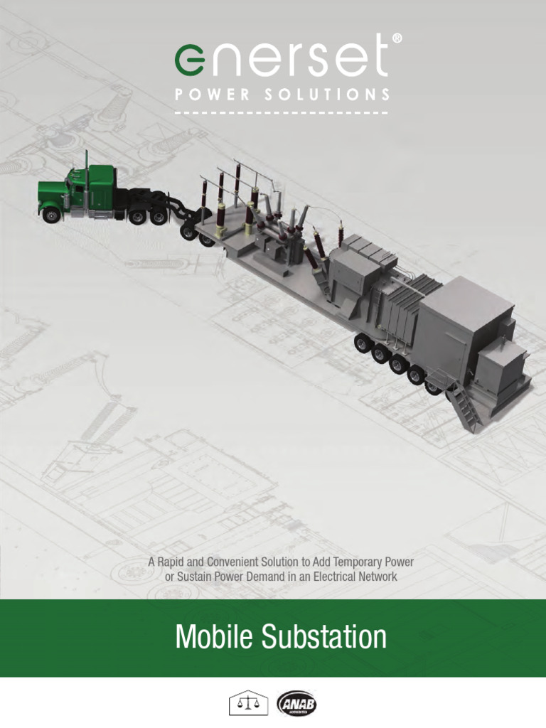ENERSET Mobile Substation Brochure | PDF | Power Supply | Electrical Engineering