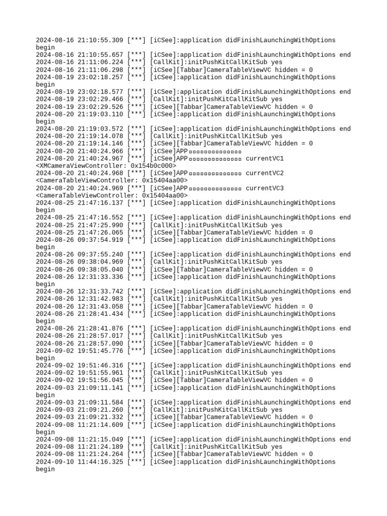 App Debug Log | PDF