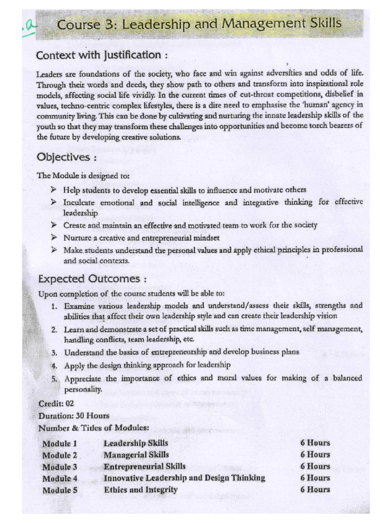 Skill Enhancement Course | PDF