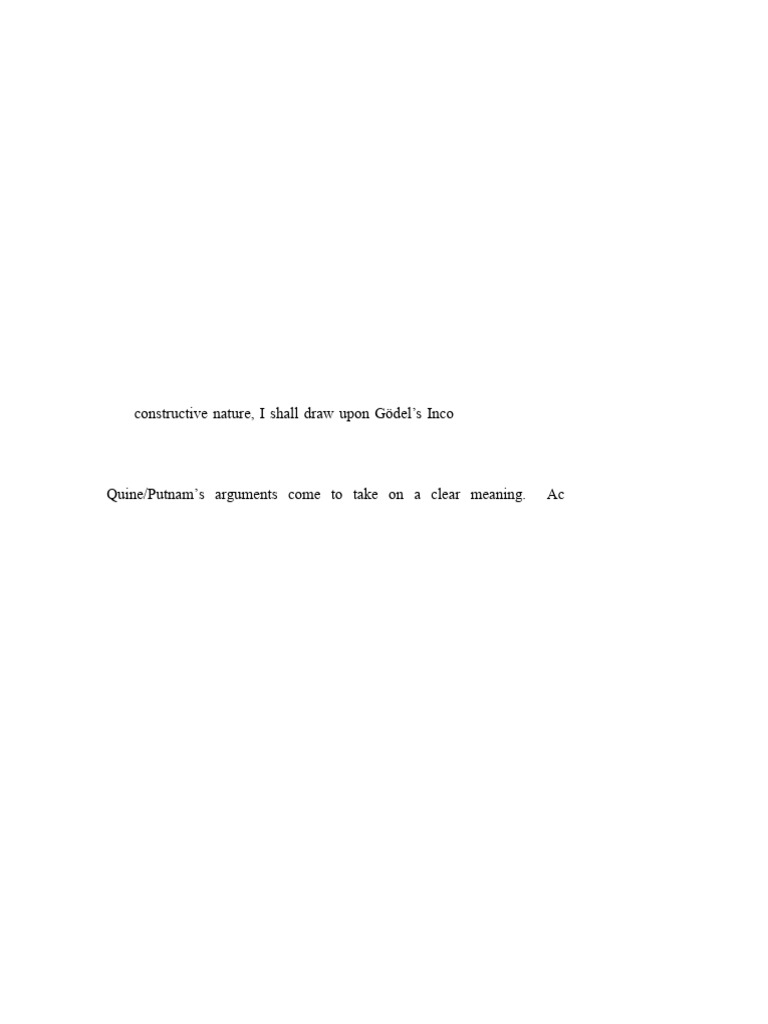 A Fundamental Problem in Philosophy of Mathematics (Abstract) | PDF