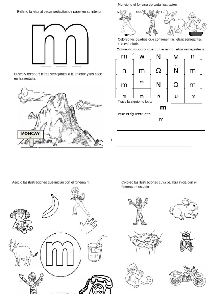 Folleto Letras PIFO | PDF | Fonética