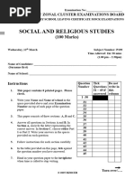 Grade 8 Social Studies Exam Guide | PDF