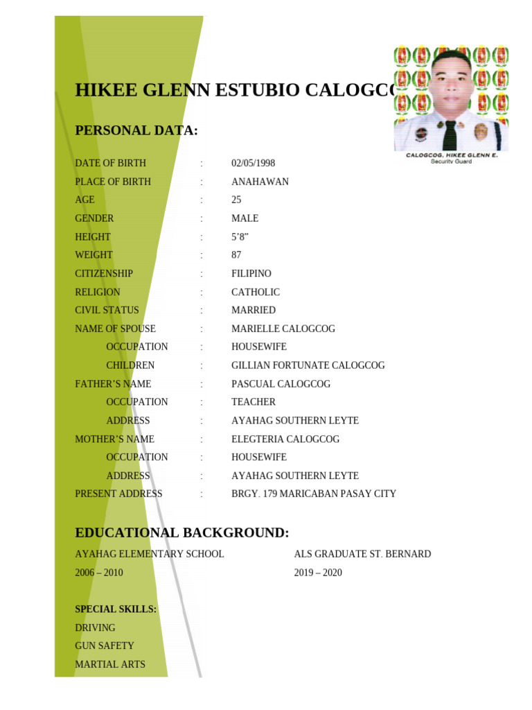 Calogcog, Hikee Glenn e | PDF