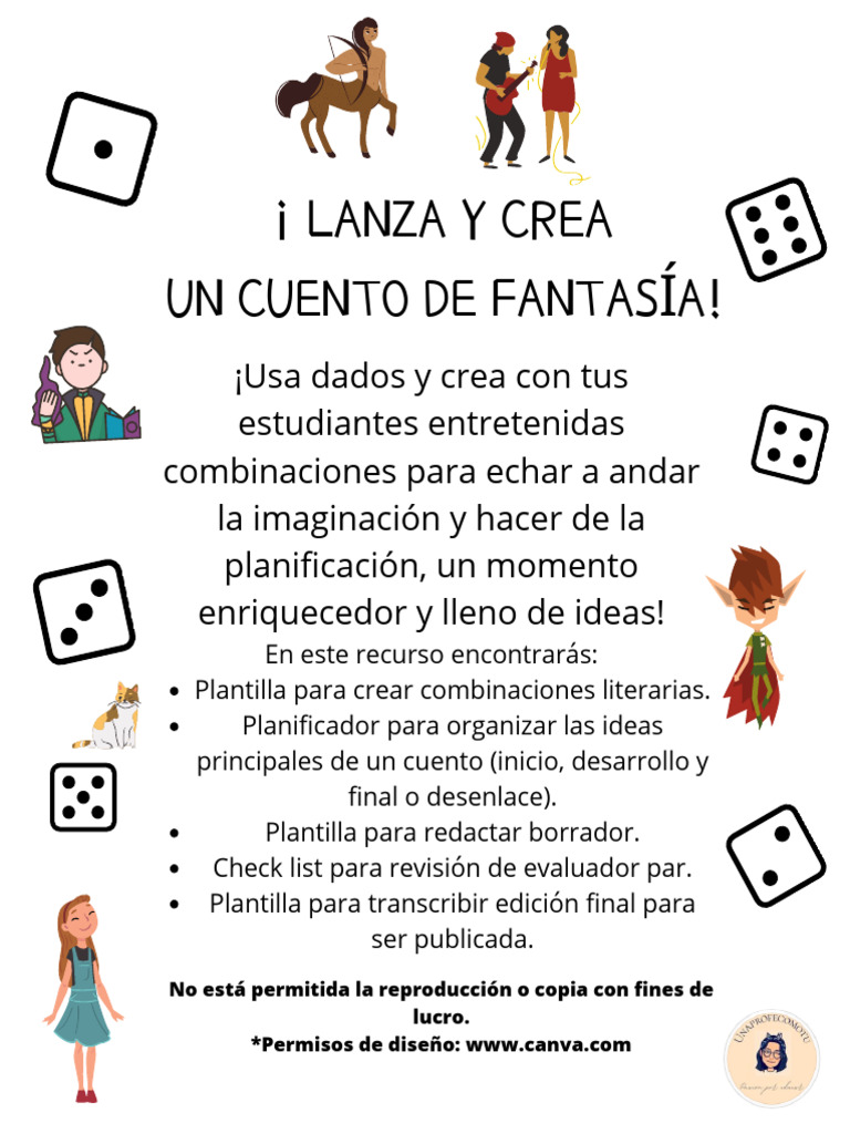 ¡Lanza y Crea Un Cuento de Fantasia 1 8px46b | PDF