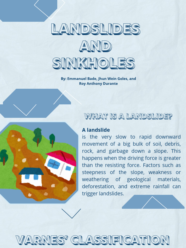 Understanding Landslides and Sinkholes | PDF | Landslide | Sinkhole