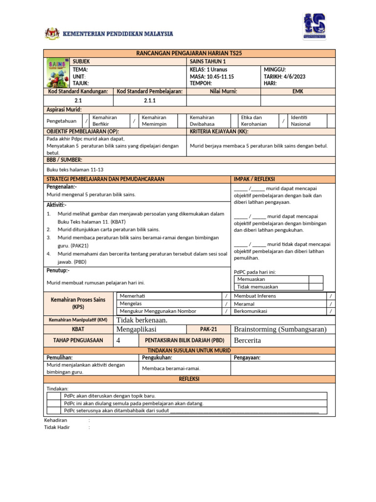 SNS T1 TS25 (Unit 2) | PDF