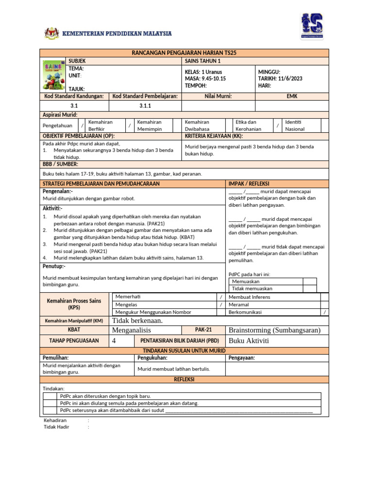 SNS T1 TS25 (Unit 3) | PDF