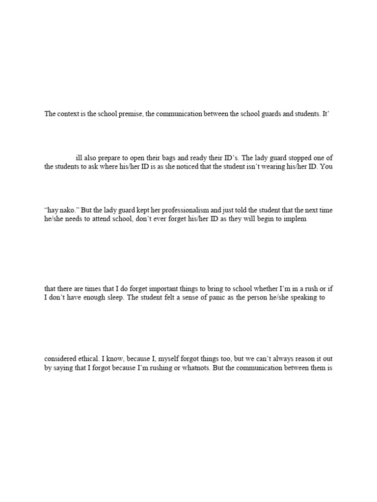 Example: Group Work Discussion | PDF | Communication | Information