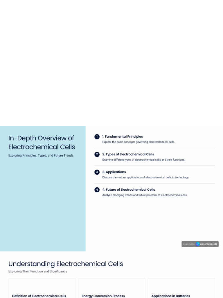 Project File On Electrochemical Cell | PDF