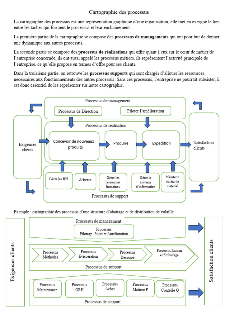 Cartographie des processus d'entreprise | PDF | Business | Cartographie
