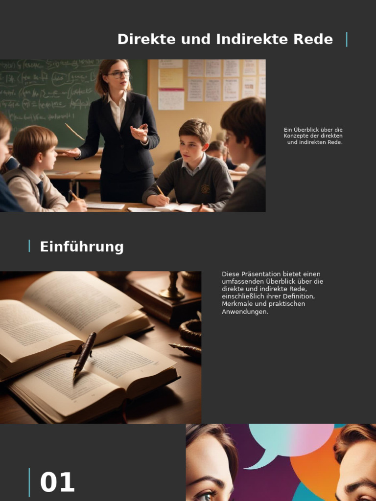 Direkte Und Indirekte Rede | PDF