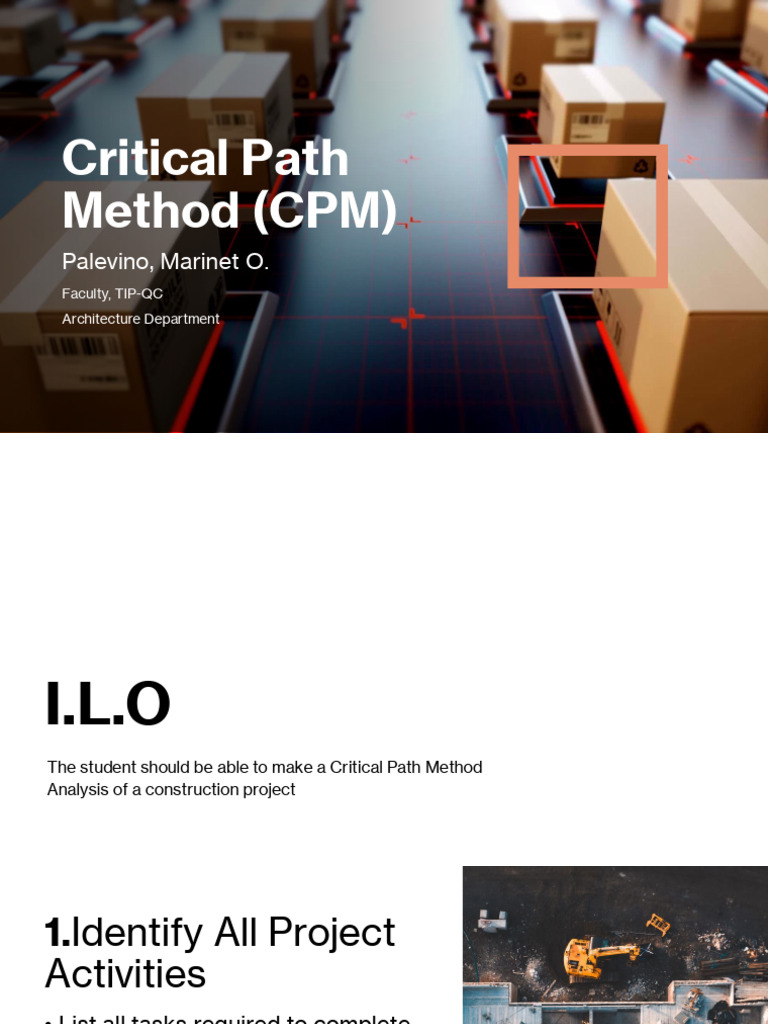 Understanding Critical Path Method in Construction | PDF | Concrete ...