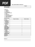Grade R Lesson Plan Template | PDF | Educational Assessment | Reading ...