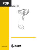 LS4278 Scanner Quick Reference Guide | PDF | Barcode | Image Scanner