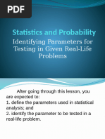 Statistics and Probability - q4 - Mod2 - Identifying Parameter To Be ...