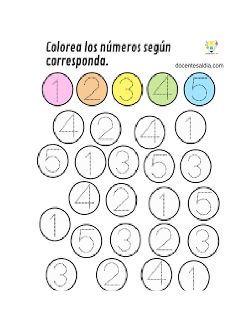 Dibuja y Colorea por Números | PDF