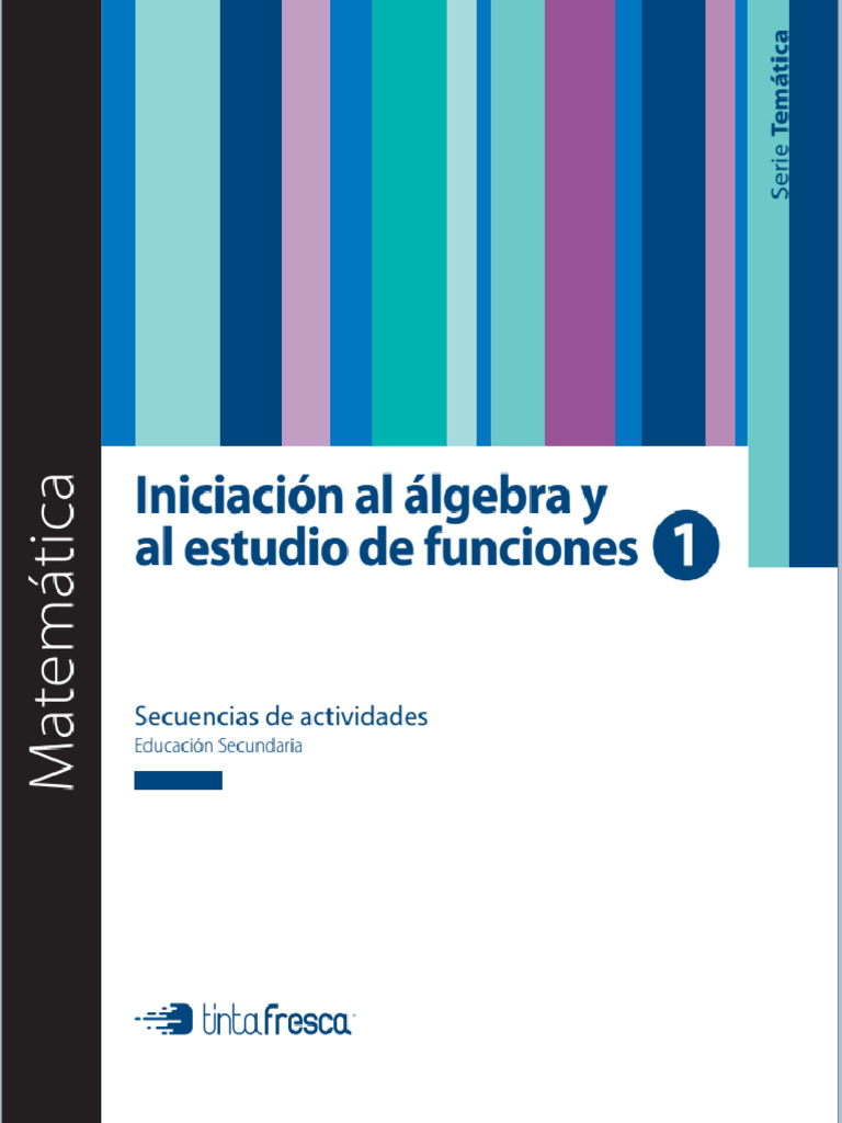 Int Al Algebra y Al Est de Func 1 - Tinta Fresca | PDF