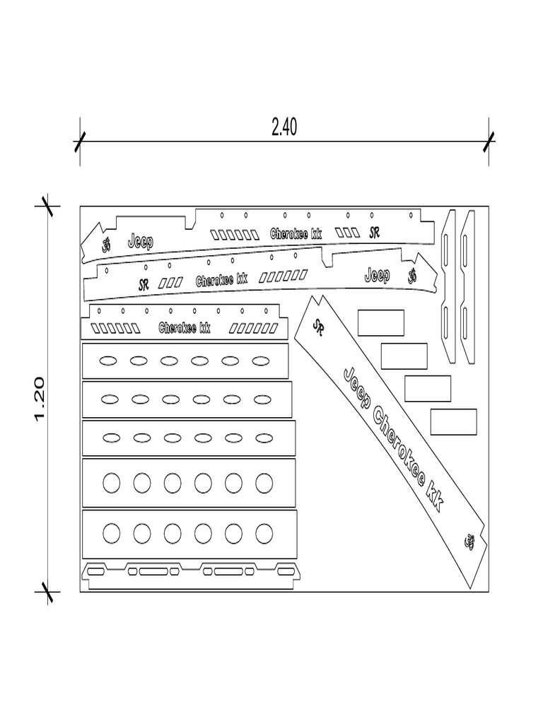 Rack de Techo Final Planos-imprimir | PDF