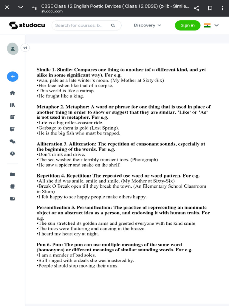 Poetic Device | PDF